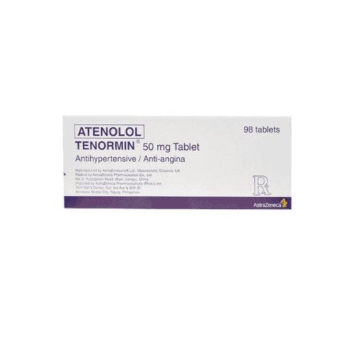 TENORMIN Atenolol 50mg Tablet 98's price in the Philippines | MedsGo ...